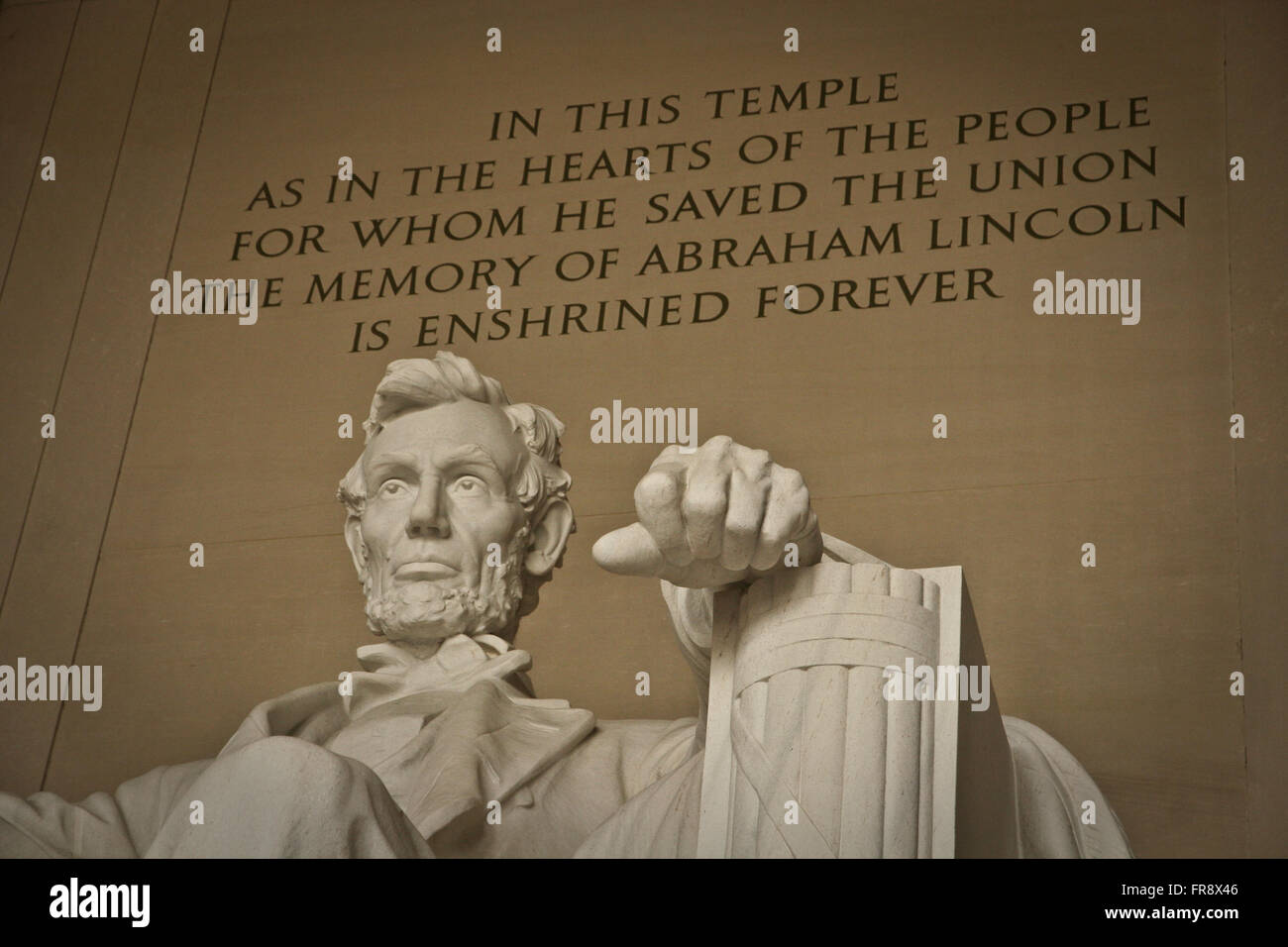 Abraham Lincoln Memorial Close Up High Resolution Stock Photography and ...