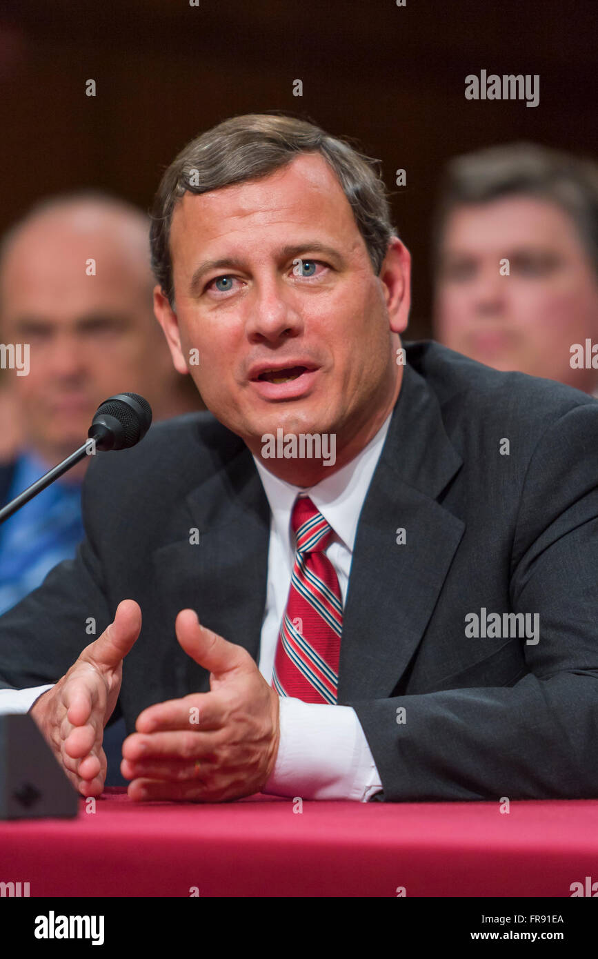 John roberts confirmation hi-res stock photography and images - Alamy