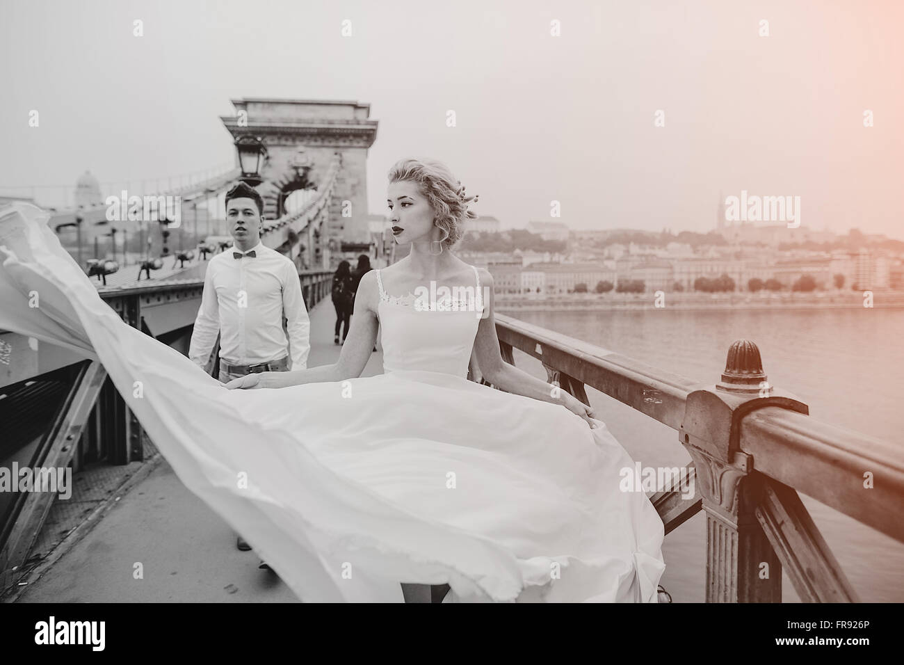 wedding day in Budapest Stock Photo - Alamy