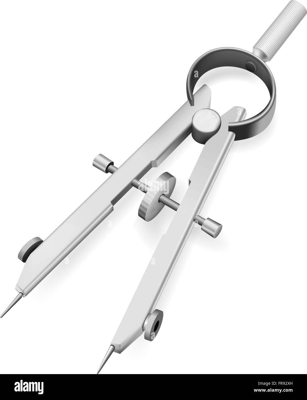 Realistic vector drawing compass Stock Vector Image & Art - Alamy