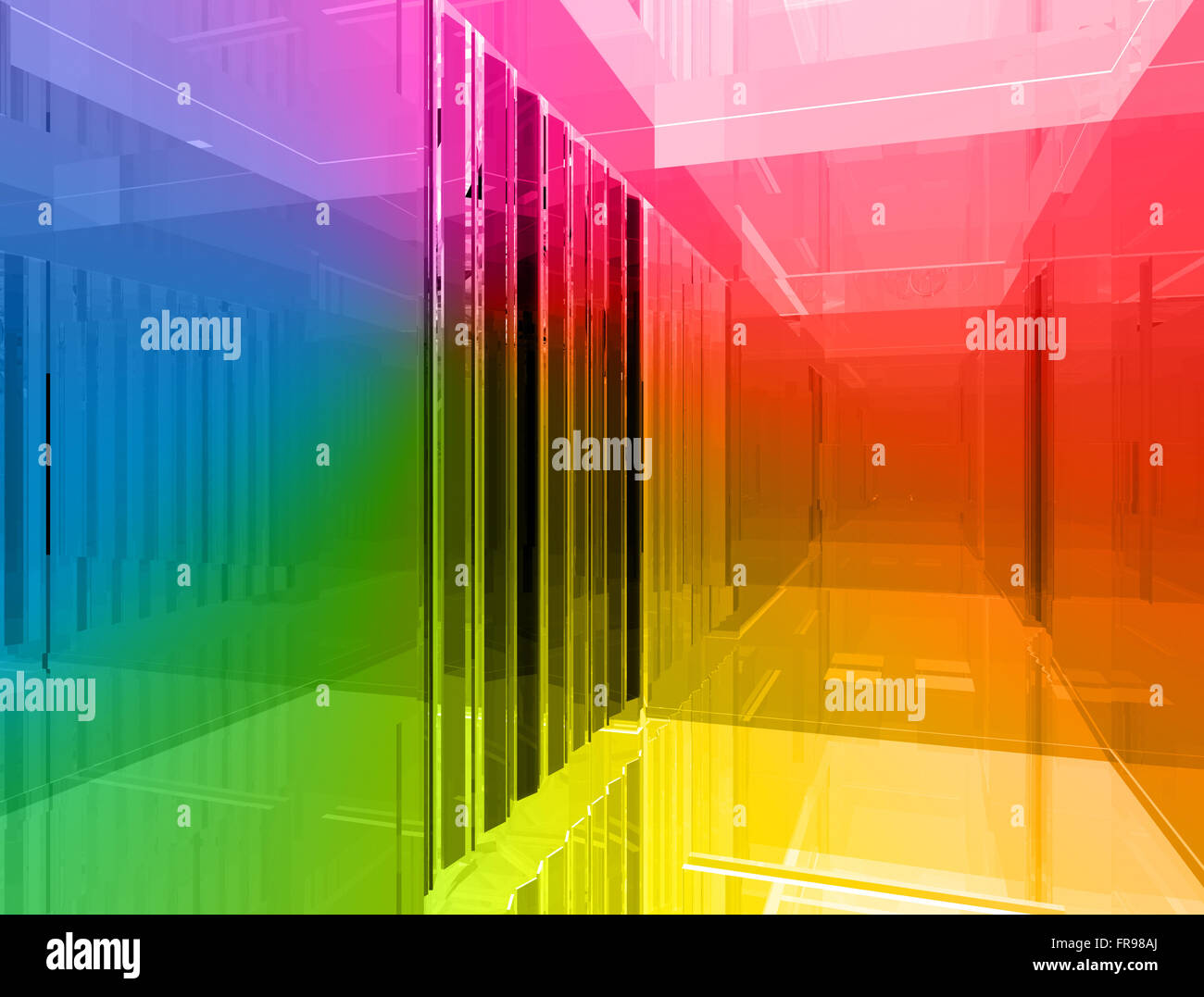 conceptual architecture, open space of colors Stock Photo - Alamy