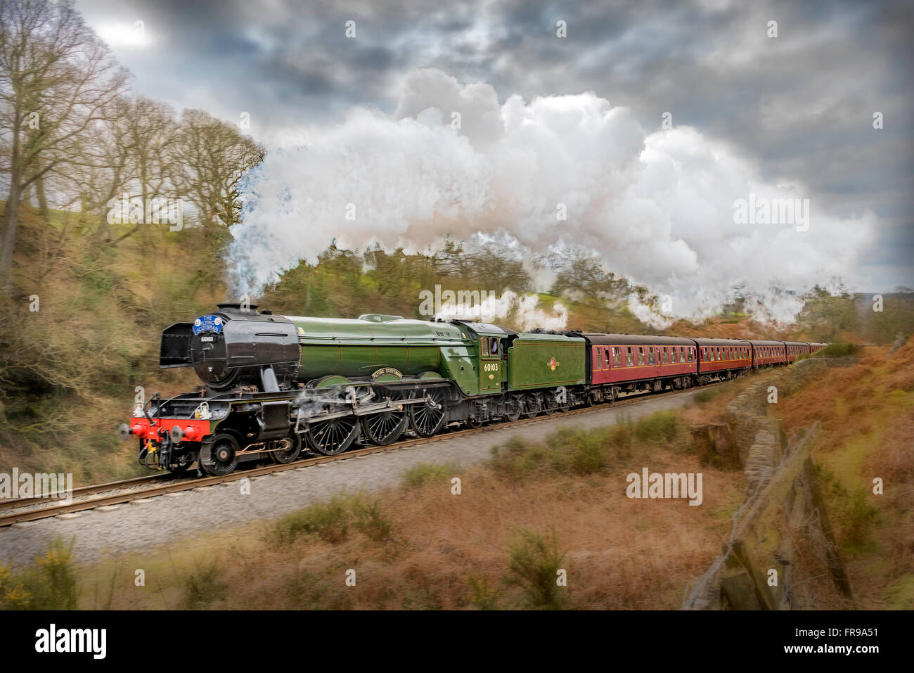 Flying scotsman train hi-res stock photography and images - Alamy