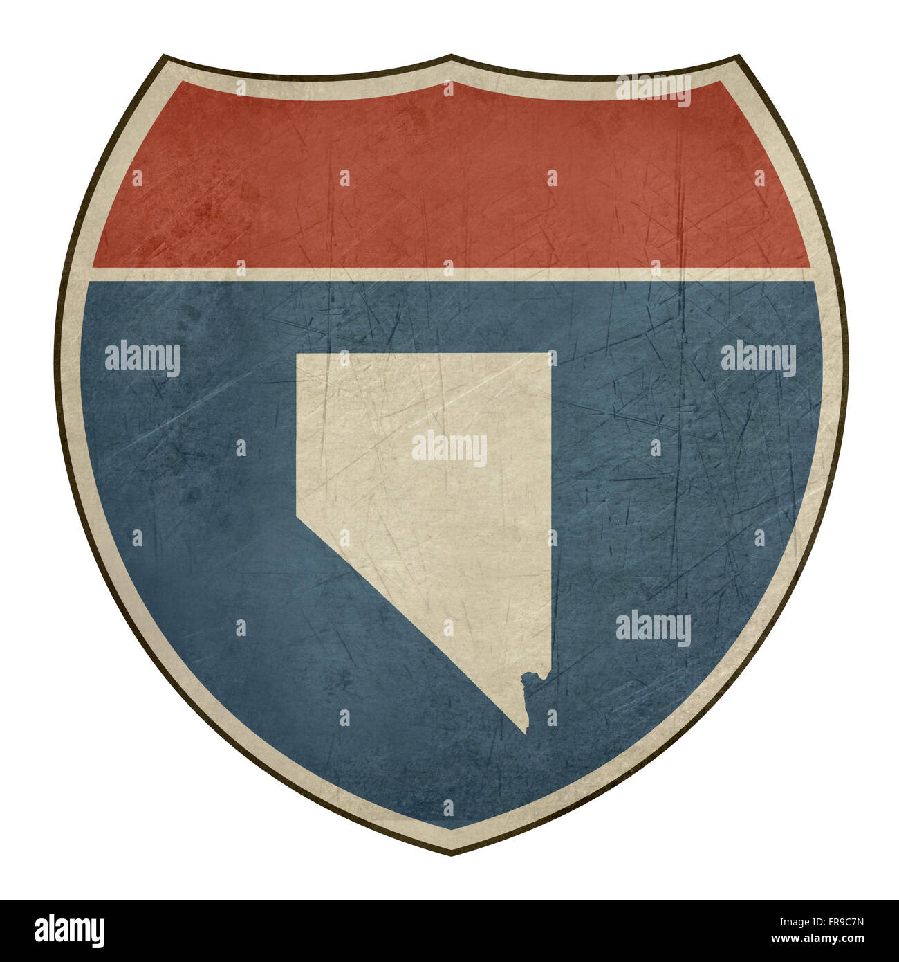 Nevada map hi-res stock photography and images - Alamy