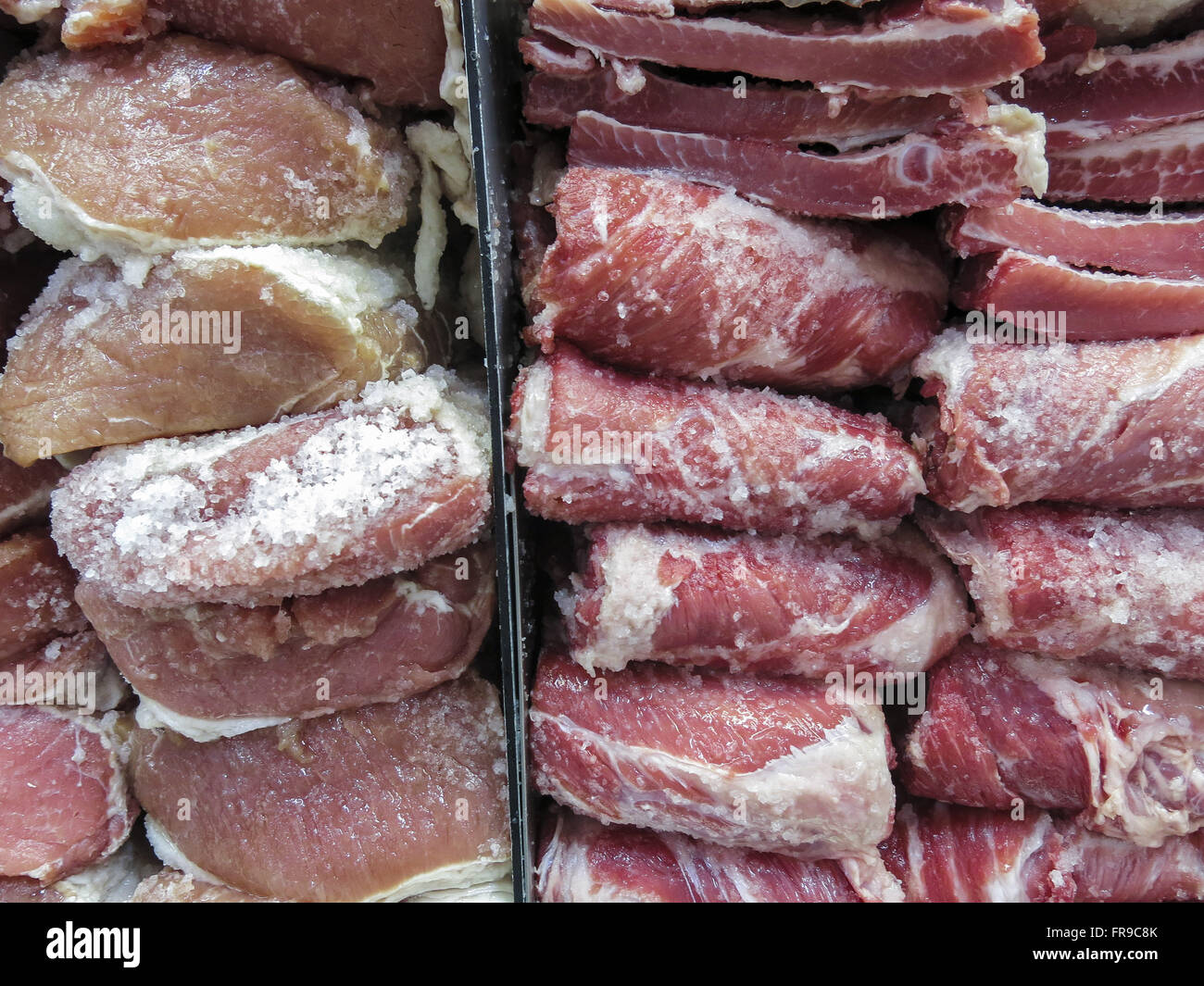 Stall for the sale of meat hi-res stock photography and images - Alamy