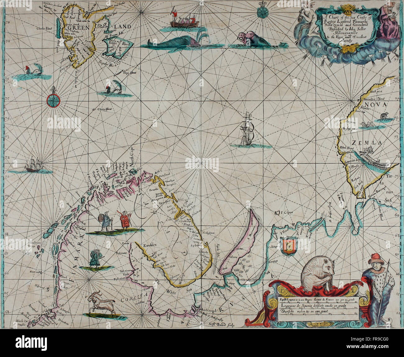 Old sea charts hi-res stock photography and images - Alamy