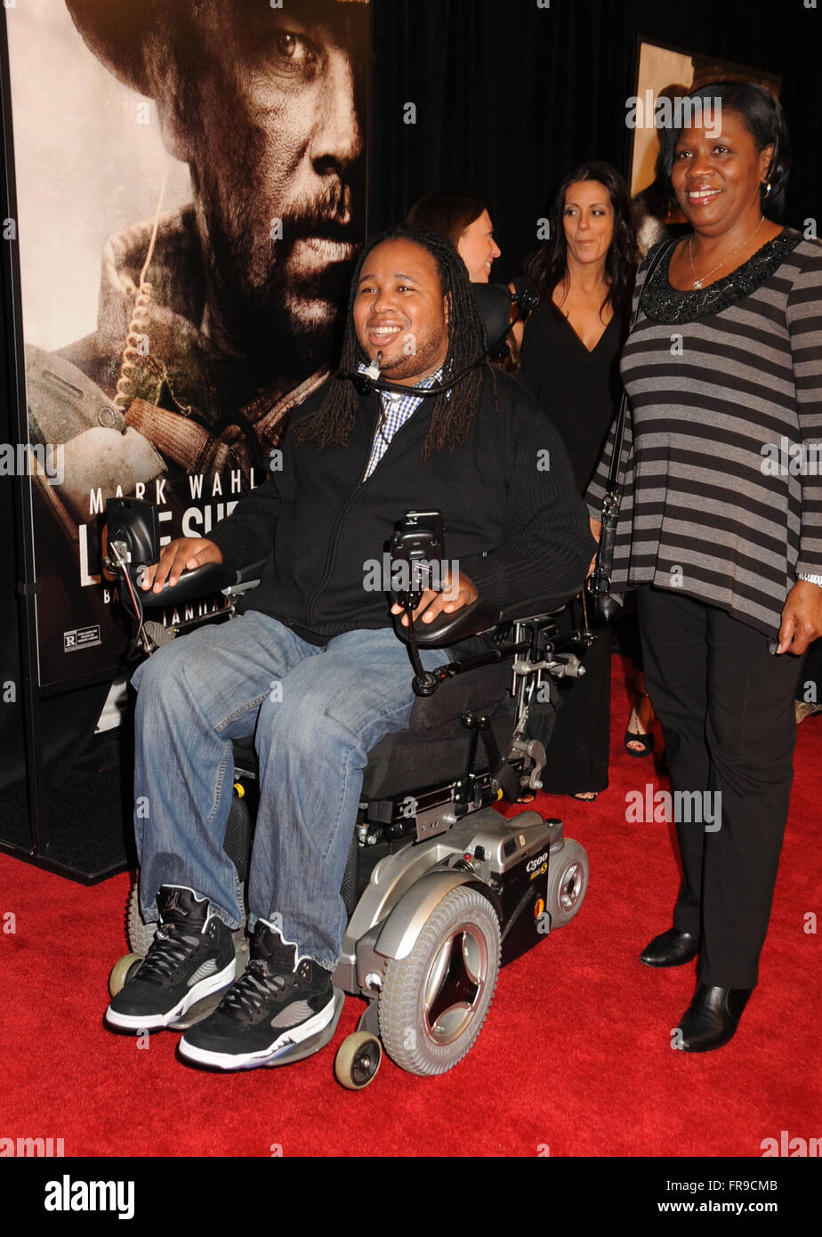 New York City, NY. USA. Eric LeGrand at the 'Lone Survivor' New York ...