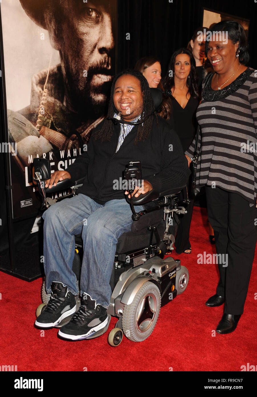 New York City, NY. USA. Eric LeGrand at the 'Lone Survivor' New York ...