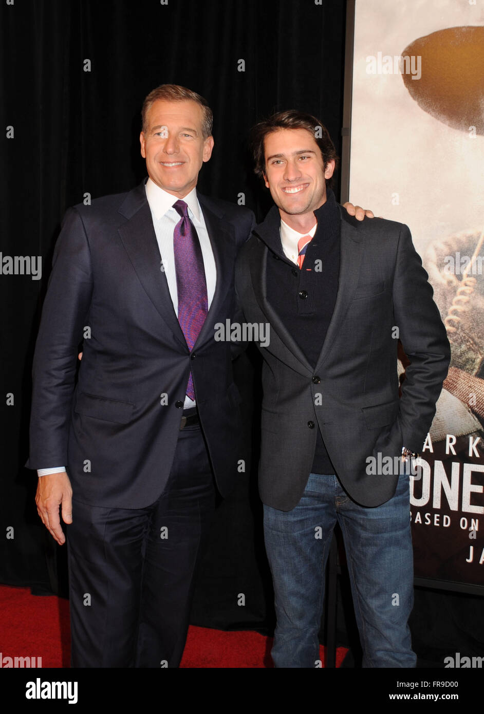 New York City, NY. USA. Brian Williams at the 'Lone Survivor' New York ...