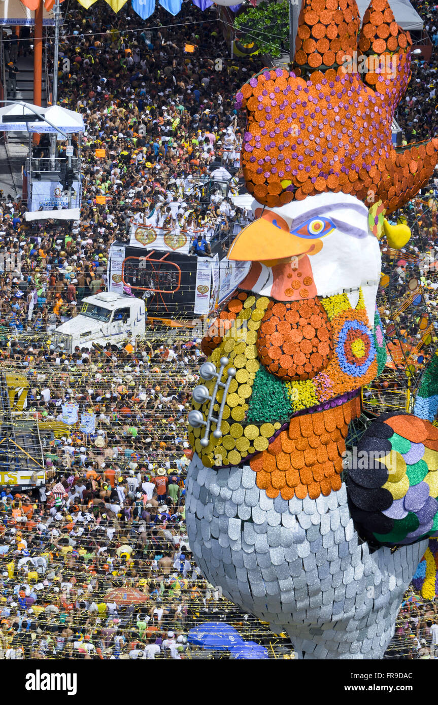 Carnival parade block Galo da Madrugada Stock Photo - Alamy