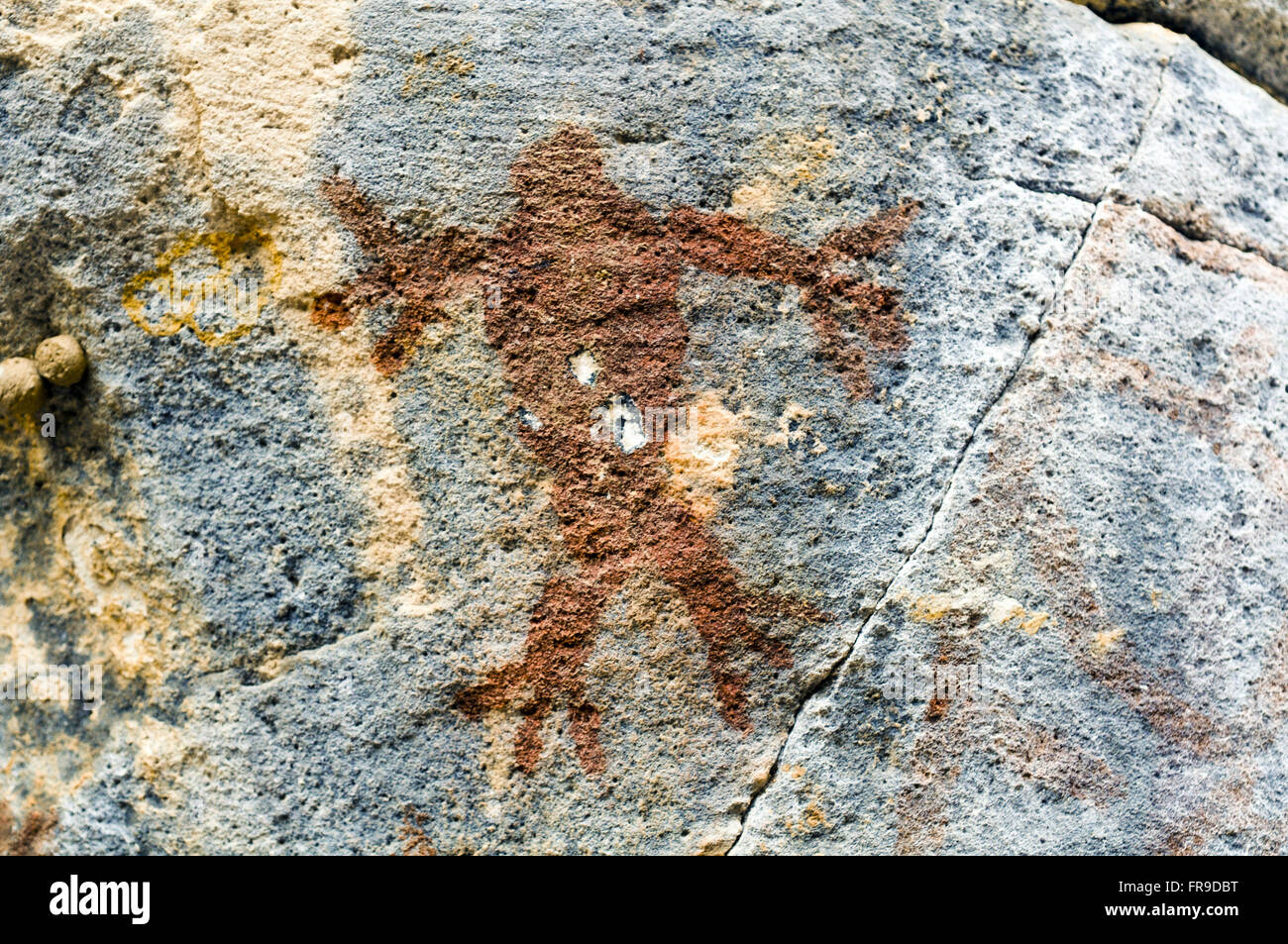 Detail of rock inscriptions in Alcobaca archaeological site - National ...