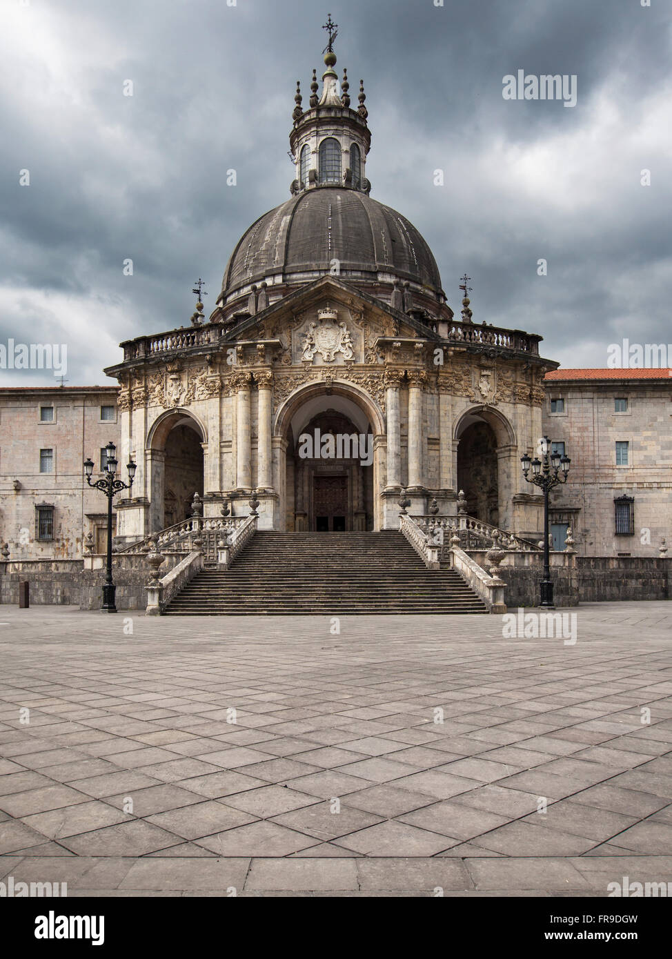 Shrine and Basilica of Loyola in Azpeitia, Basque Country, Spain Stock ...