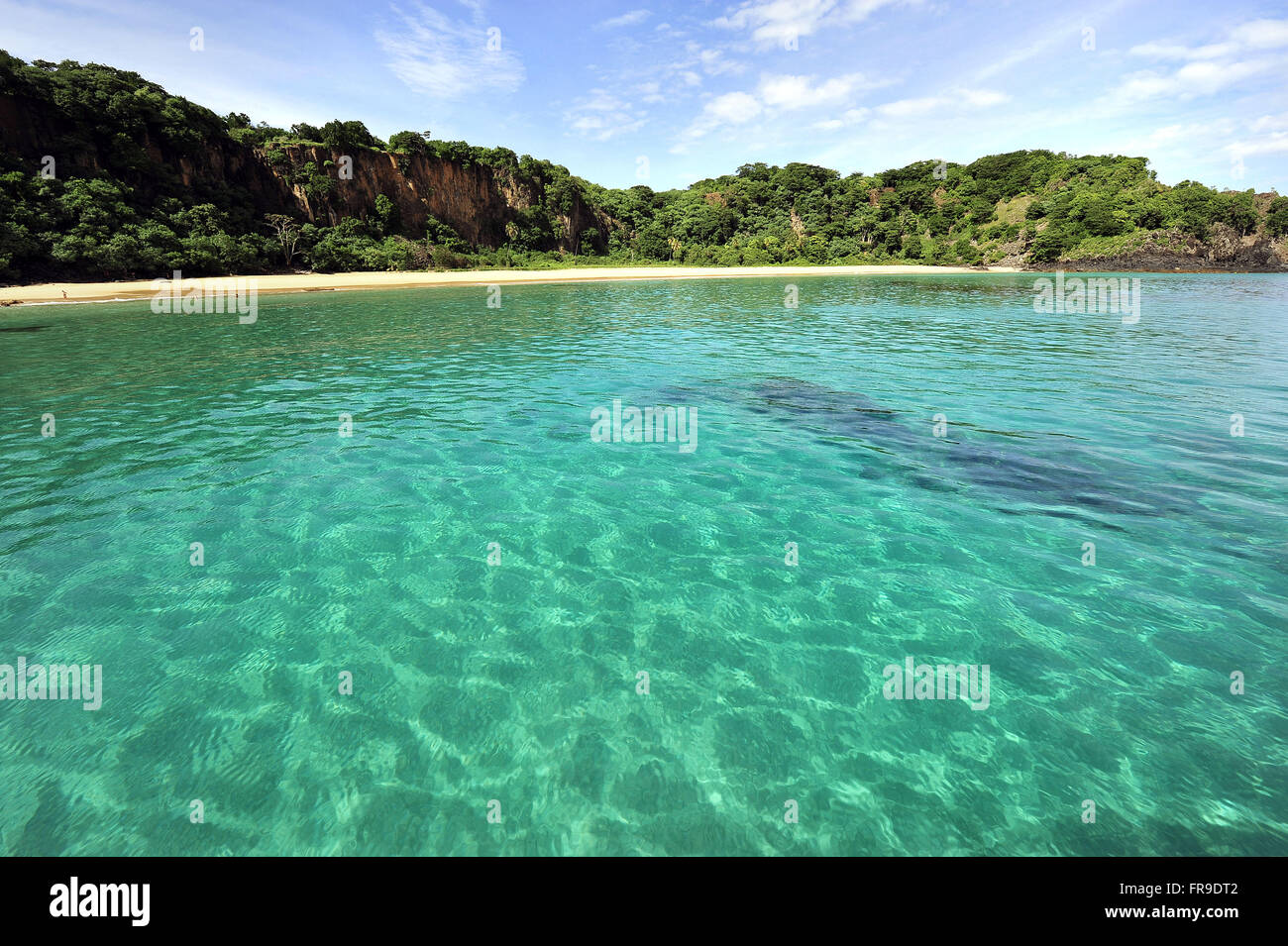 Baia do Sancho and Beach - archipelago of Fernando de Noronha Stock ...