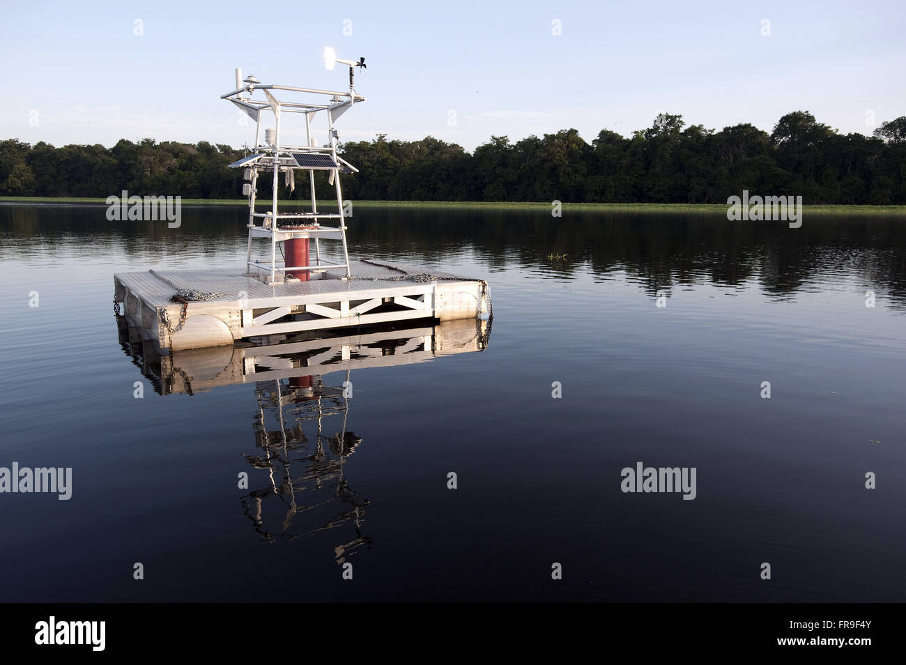 Meteorological station floating to the research Stock Photo - Alamy
