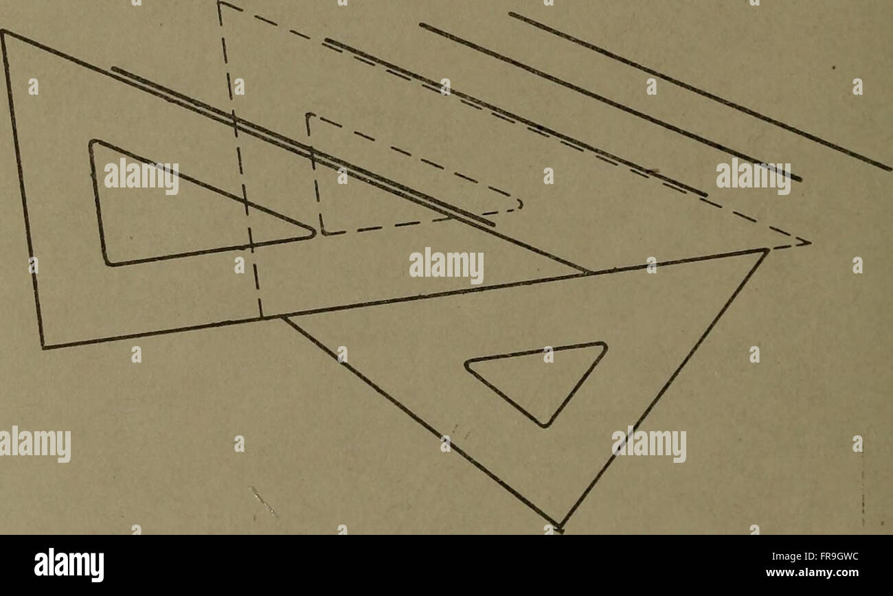 Mechanical drawing- lettering, materials and methods (1916 Stock Photo ...