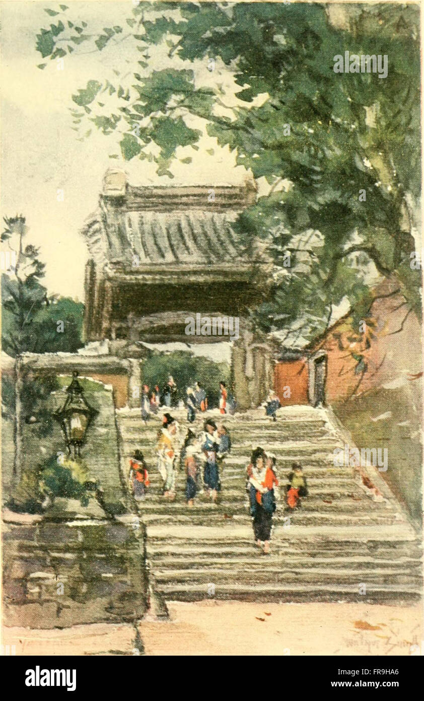 This 1907 work contrasts traditional Japan with modernizing influences ...