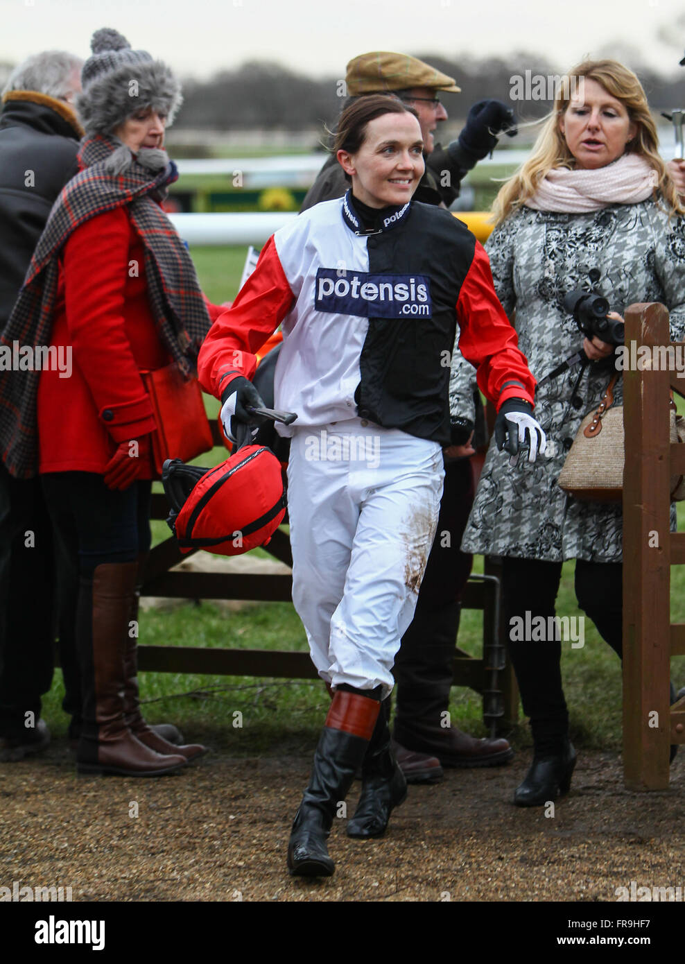 Victoria Pendleton rides in her first race under rules, aboard Pacha Du ...