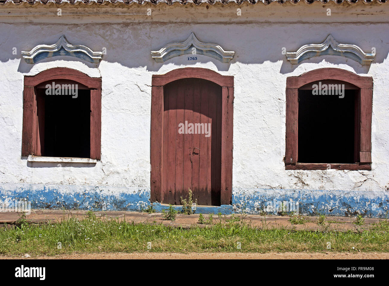 House built by Azorean immigrants in southern Brazil in 1763 Stock ...