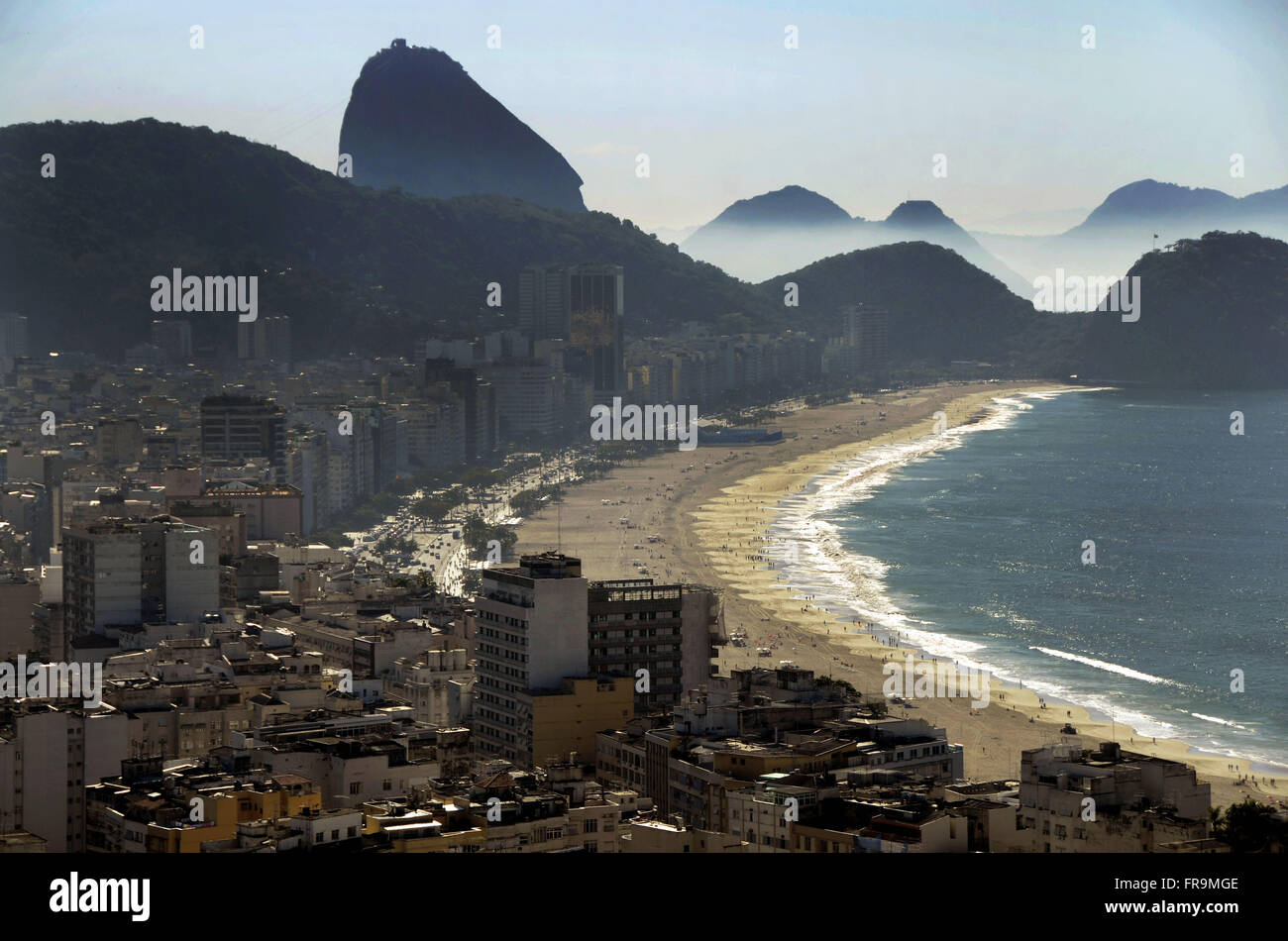 Vista neighborhood of Copacabana from the Favela-Pavãozinho Pavao ...