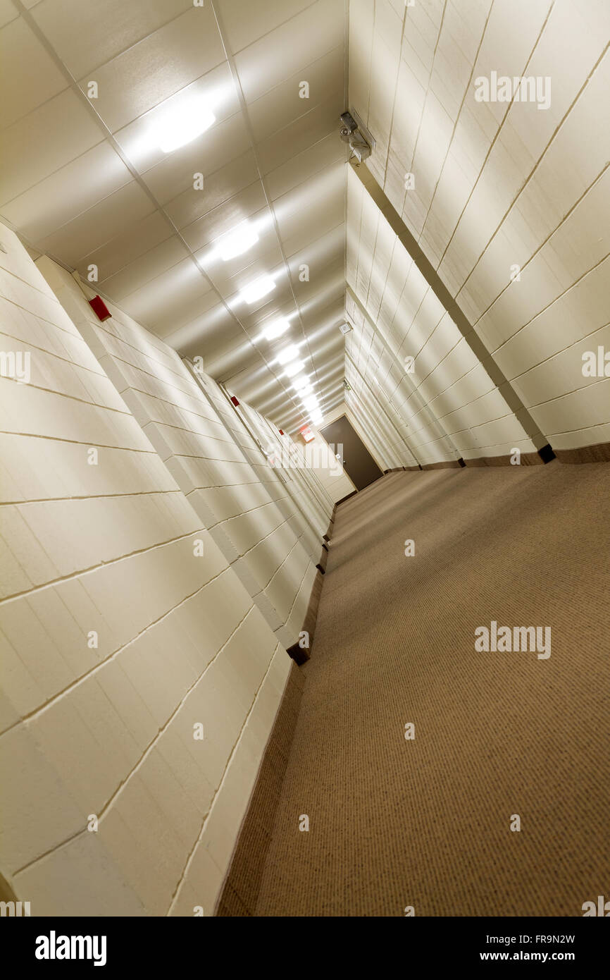 Long straight corridor hi-res stock photography and images - Alamy
