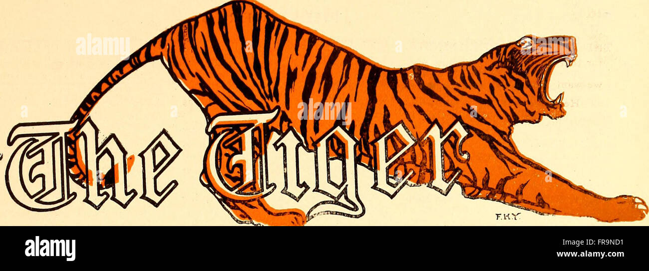 The Tiger (student newspaper), Sept. 1911-June 1912 (1911 Stock Photo ...