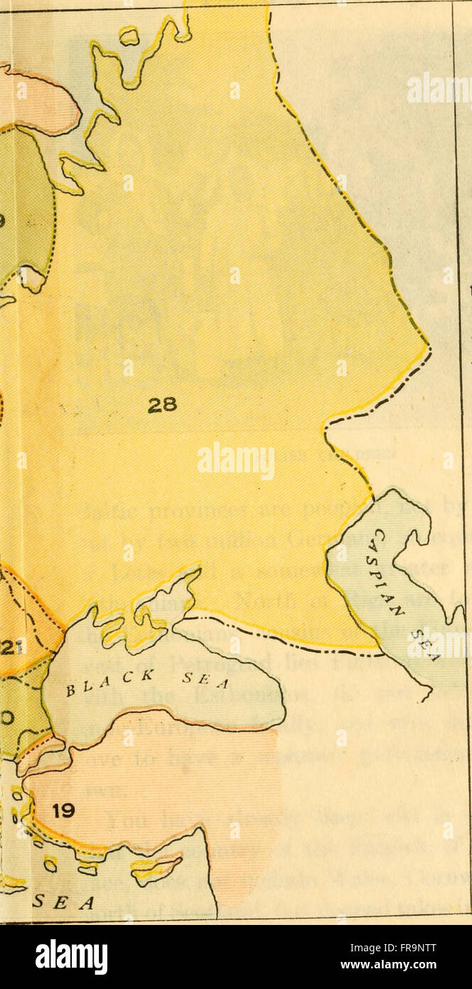 The story of the map of Europe, its making and its changing (1916 Stock ...