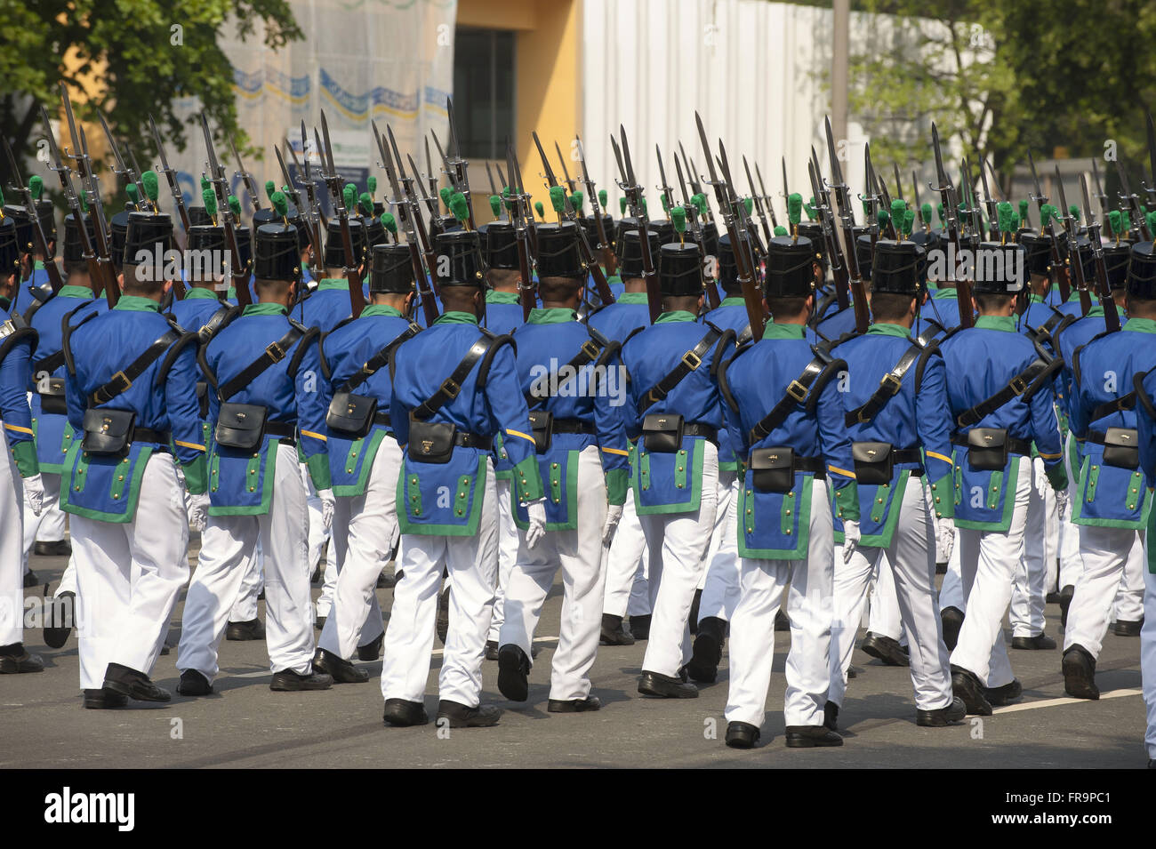 Parade in celebration of the Seven September at Avenida Presidente ...