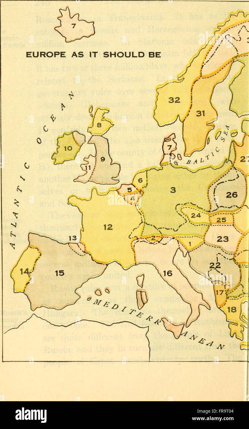 'The Story of the Map of Europe' (1916) explores the historical ...