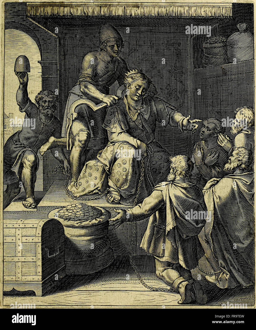 This 1612 work, 'Emblemata' by Horace, is an illustrated edition of his ...