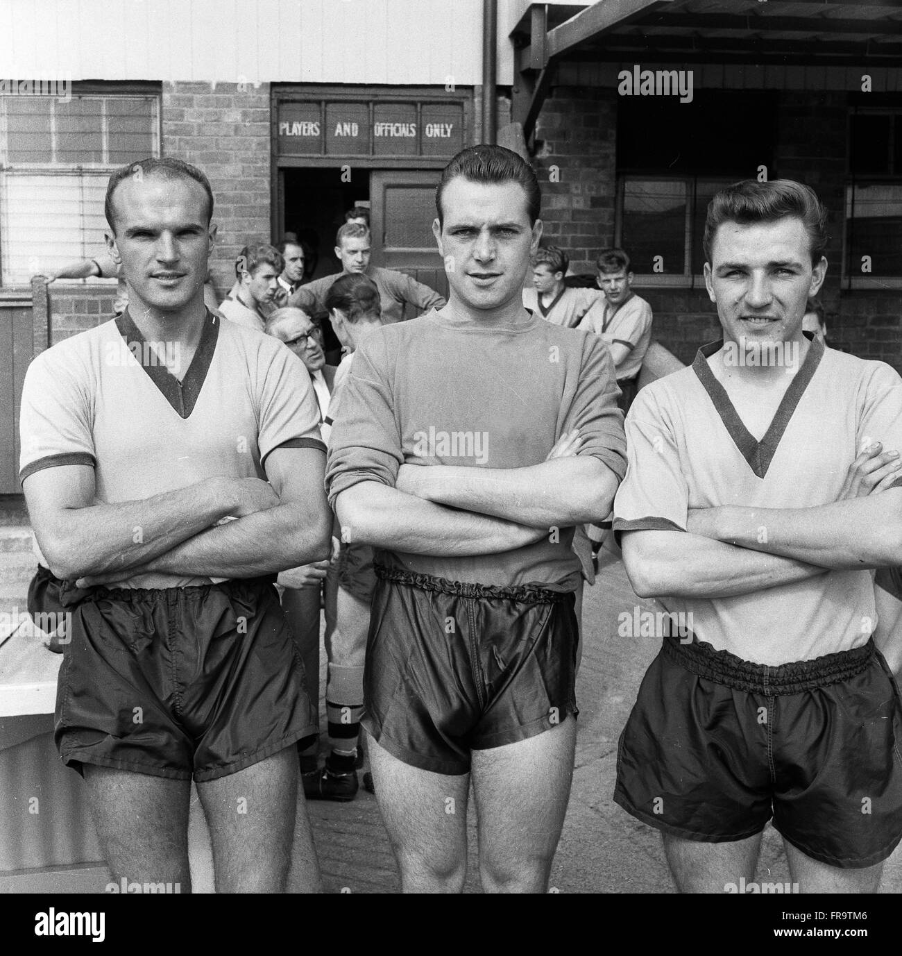 Gwyn Jones, Geoff Sidebottom and Les Cocker Wolverhampton Wanderers ...