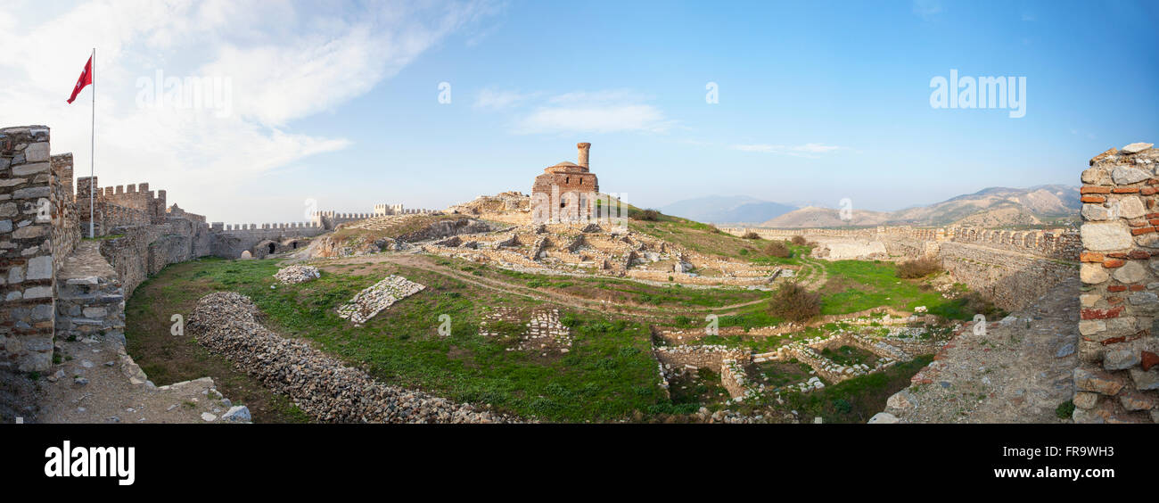 Selcuk Castle and mosque; Ephesus, Turkey Stock Photo - Alamy