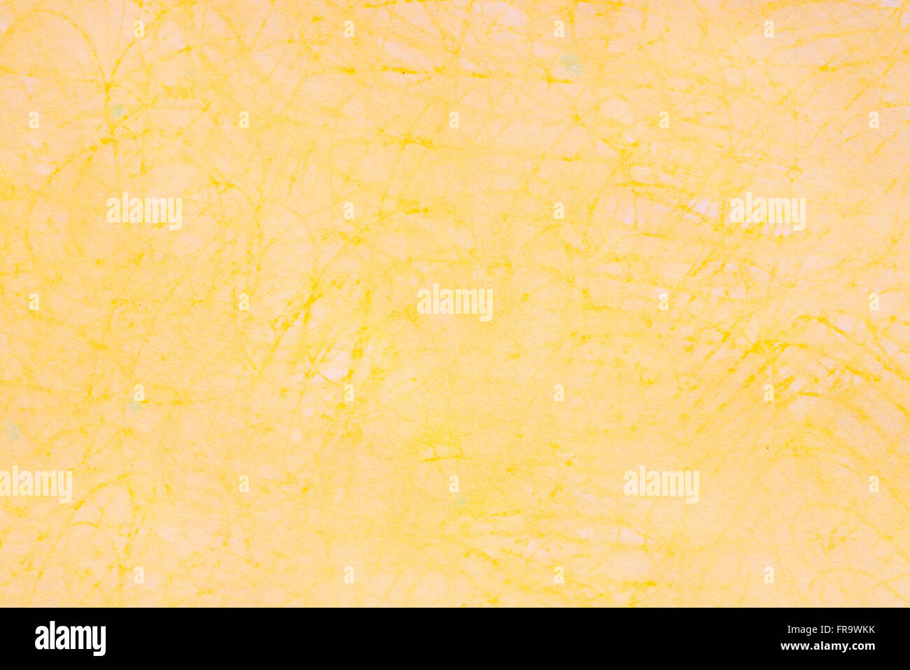 yellow watercolor painted background texture on paper Stock Photo - Alamy