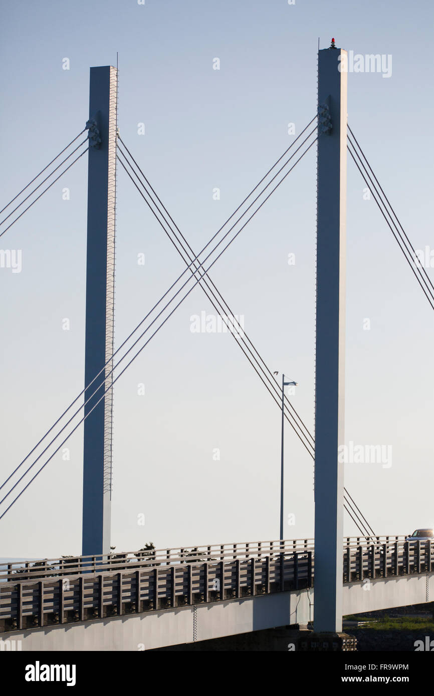 The O'Connell Bridge in Sitka, Southeast Alaska, USA, Summer Stock ...