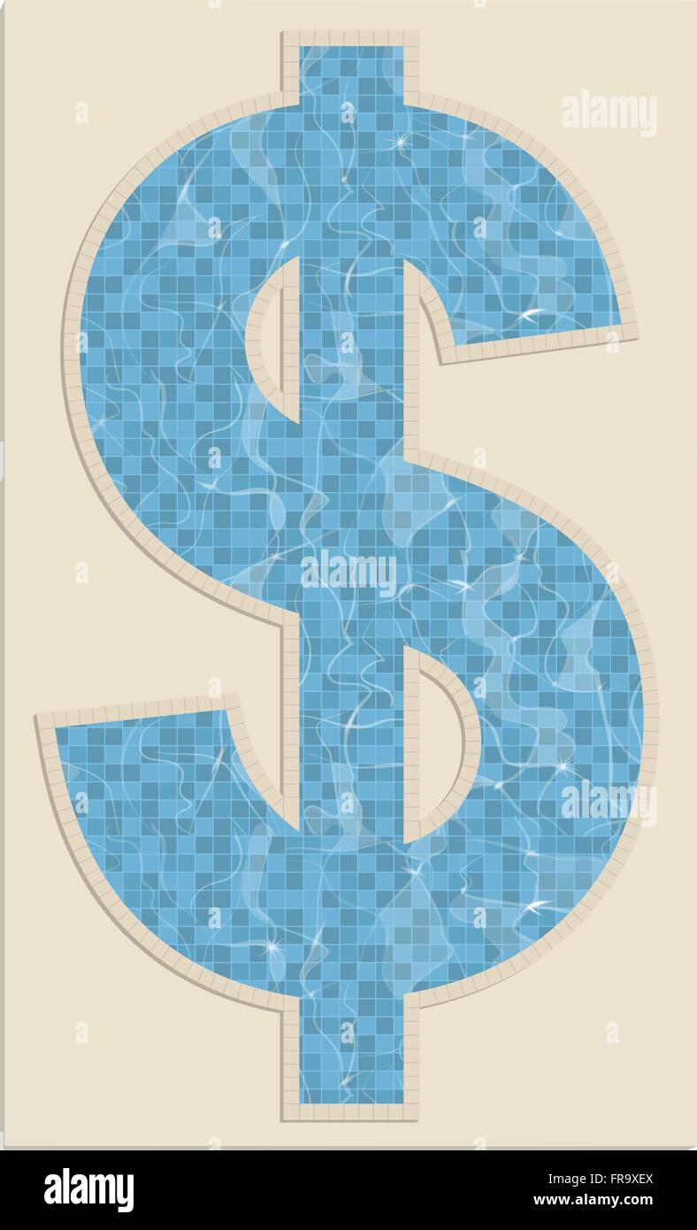 Pool dollar sign Stock Vector Images - Alamy