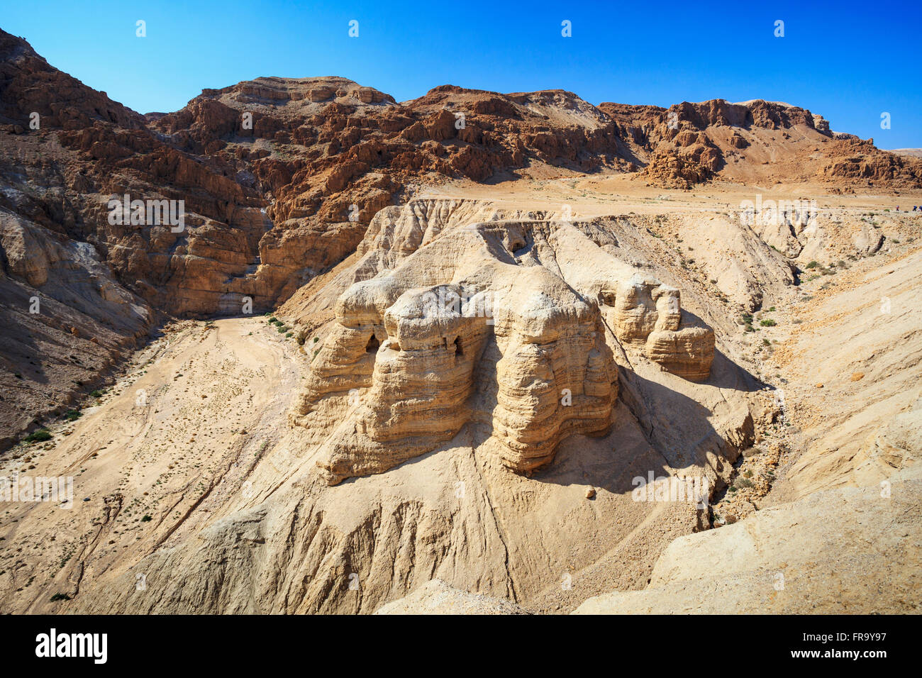 Qumran Caves, Cave 4; Qumran, Israel Stock Photo - Alamy