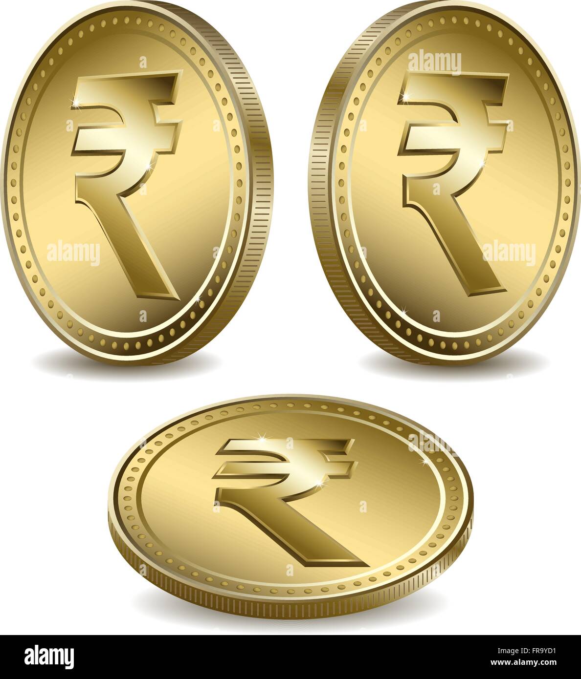 Indian coin money Stock Vector Images - Alamy