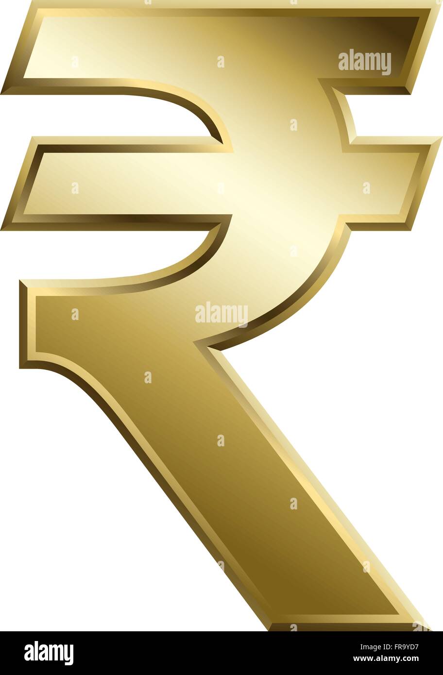 Indian rupee symbol Stock Vector Images - Alamy
