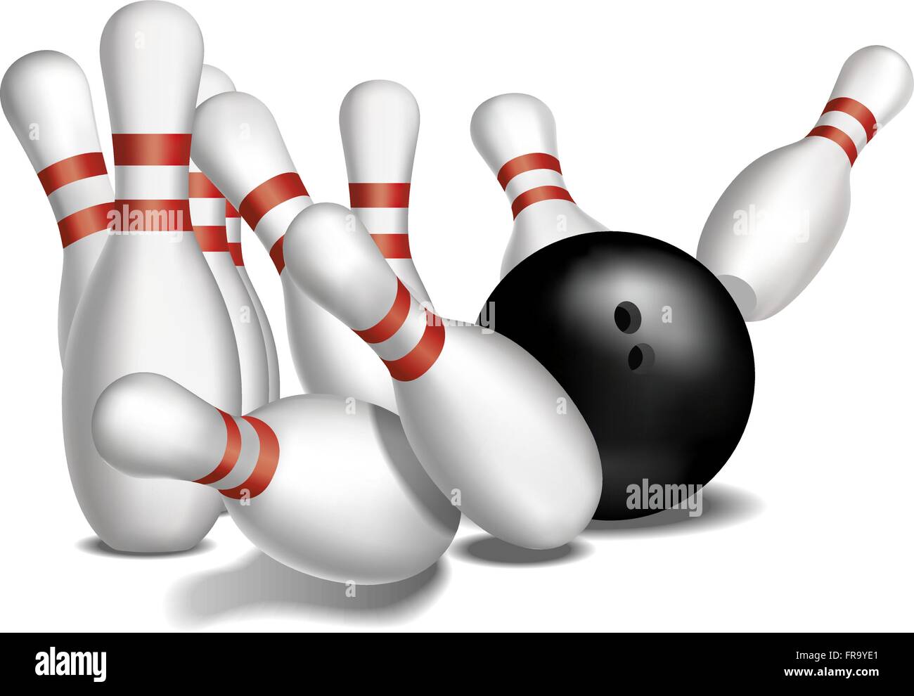 Knocked down vector vectors hi-res stock photography and images - Alamy