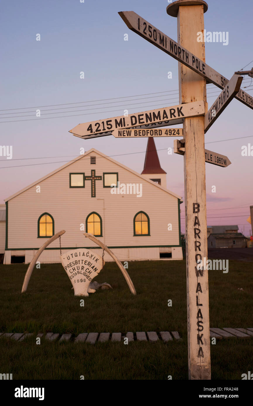Barrow alaska sign hi-res stock photography and images - Alamy