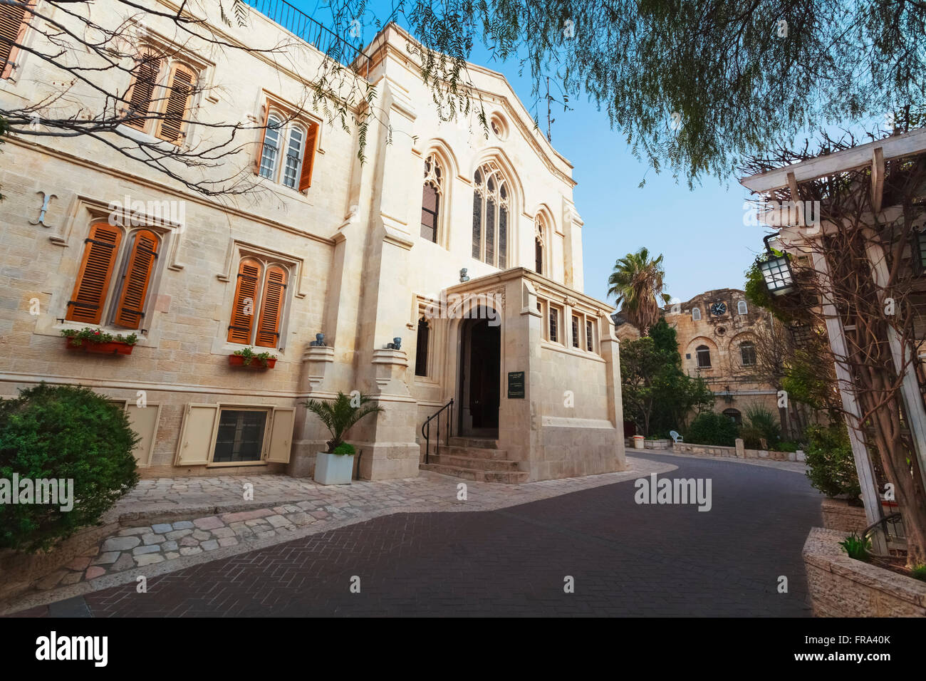 Christ Church; Jerusalem, Israel Stock Photo - Alamy