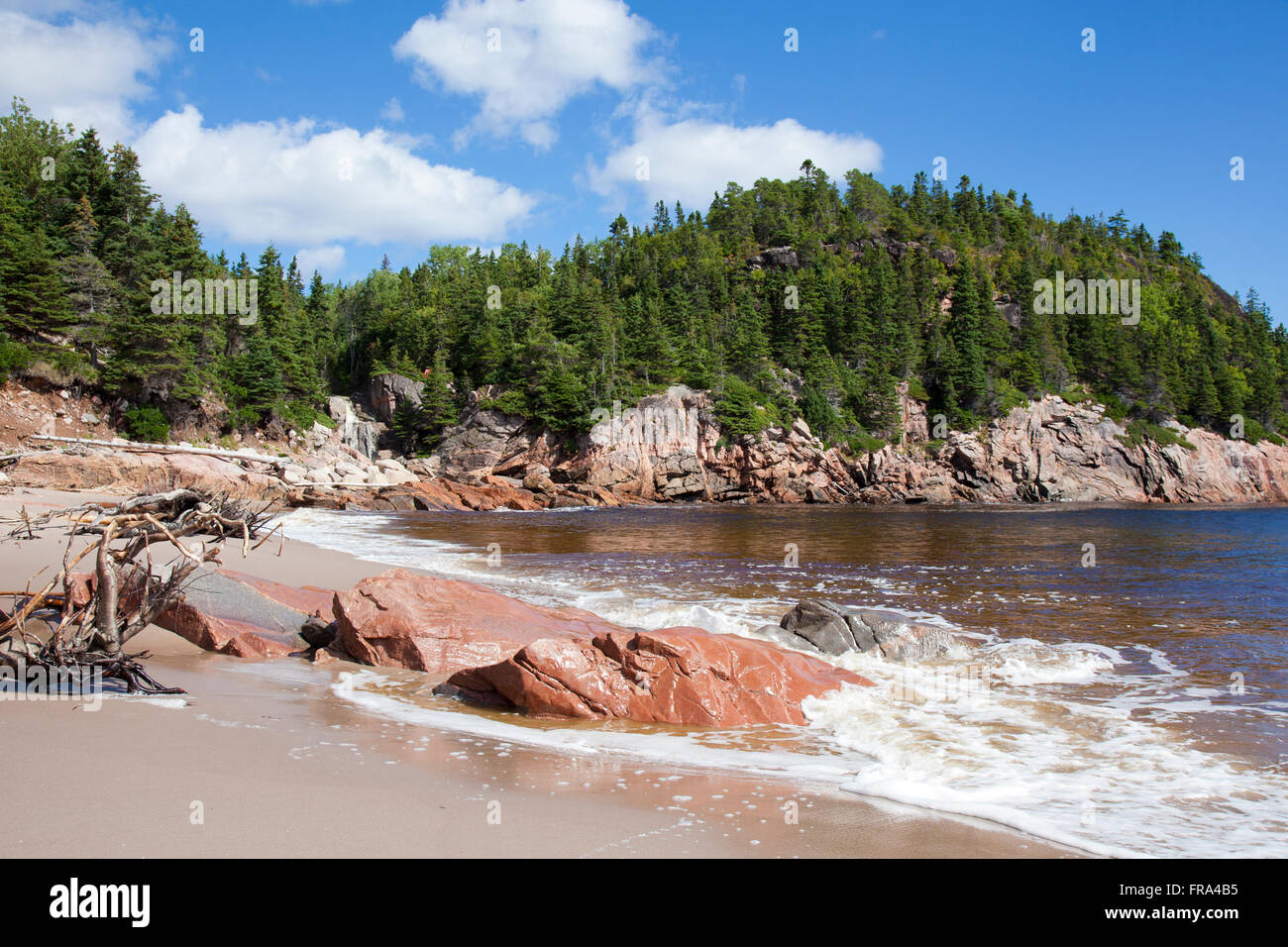 black brook beach in cape breton national park nova scotia Stock Photo ...