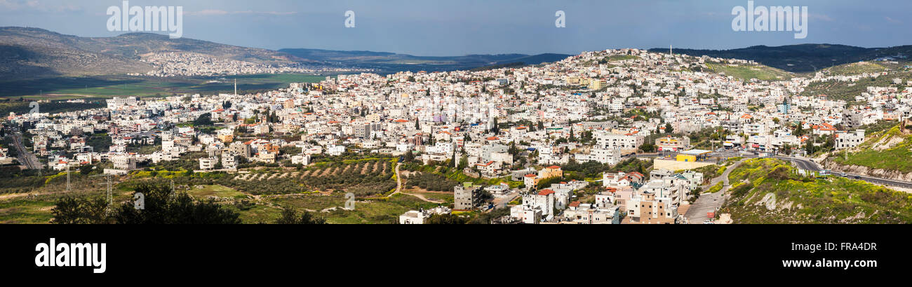 Panoramic view of the city of Cana; Cana, Israel Stock Photo - Alamy