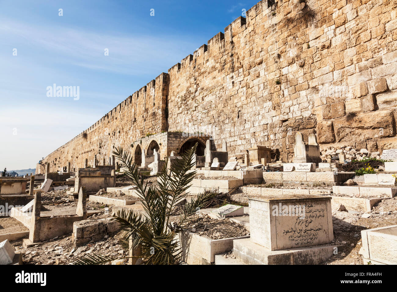 Old city wall; Jerusalem, Israel Stock Photo - Alamy