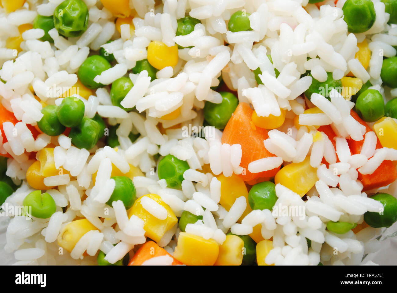 Background of Rice and Fresh Organic Vegetables Stock Photo - Alamy