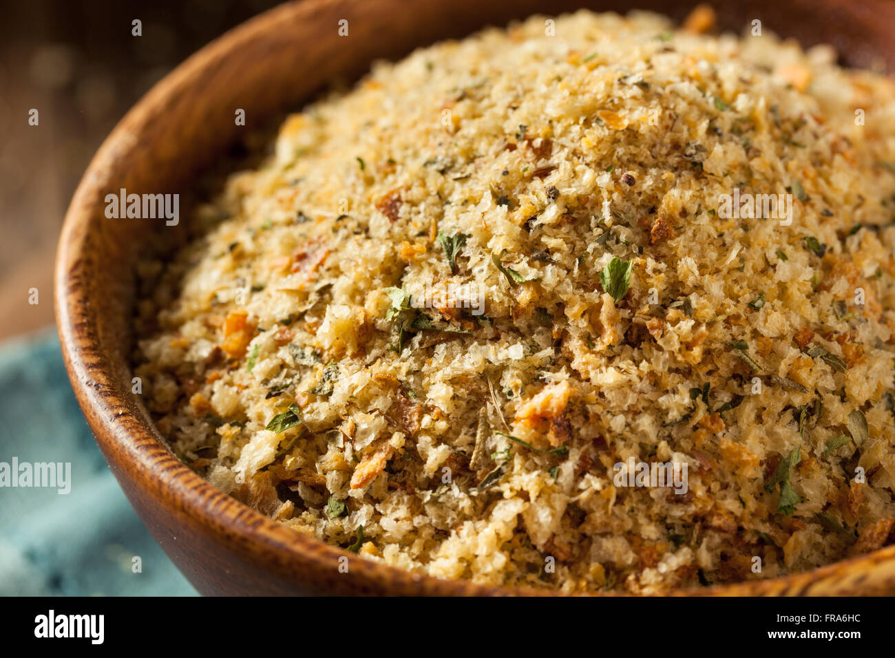 Organic Homemade Bread Crumbs Ready for Cooking Stock Photo - Alamy