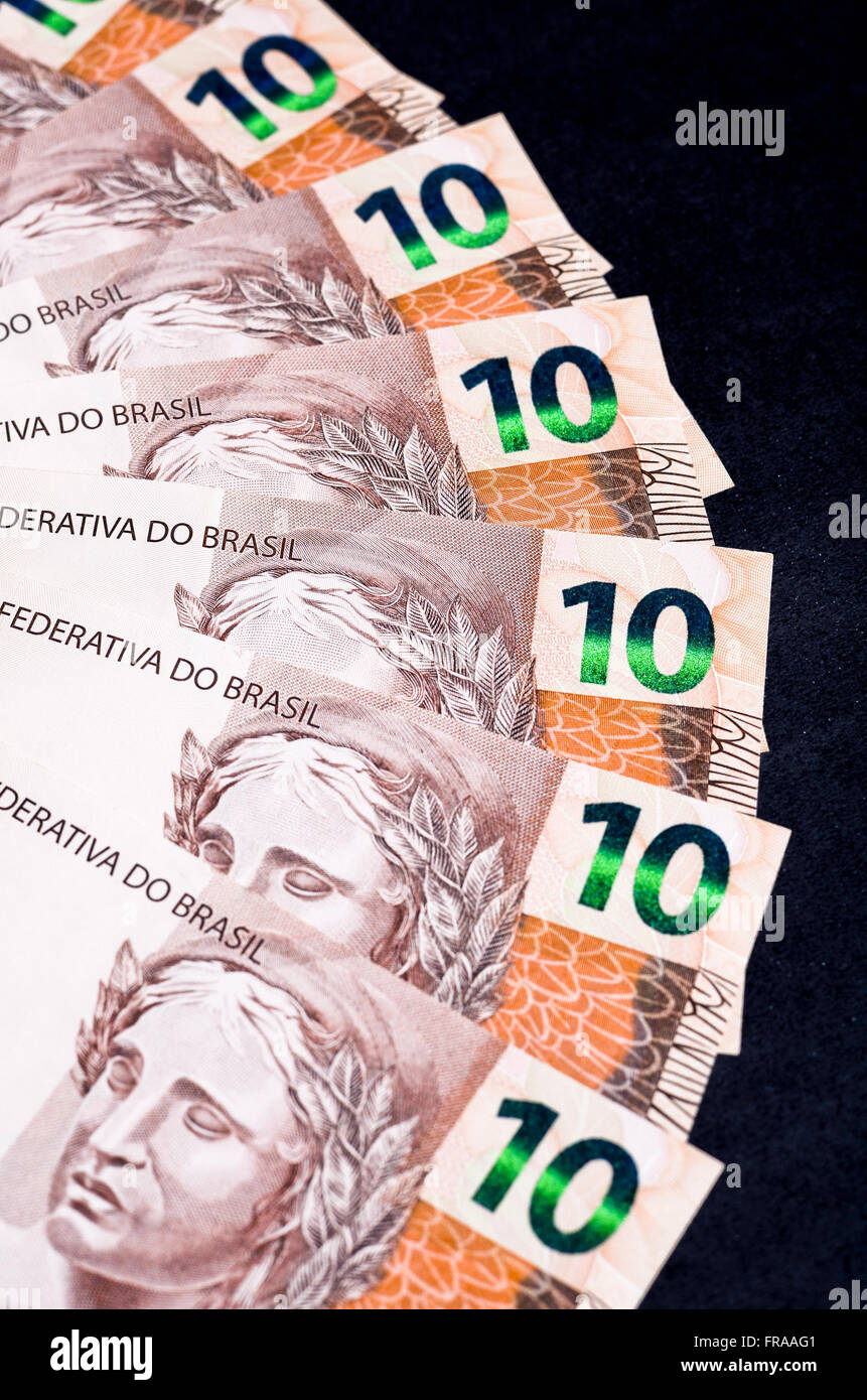 Front of the ballots from $ 10 - ten dollars - the second of the Royal ...