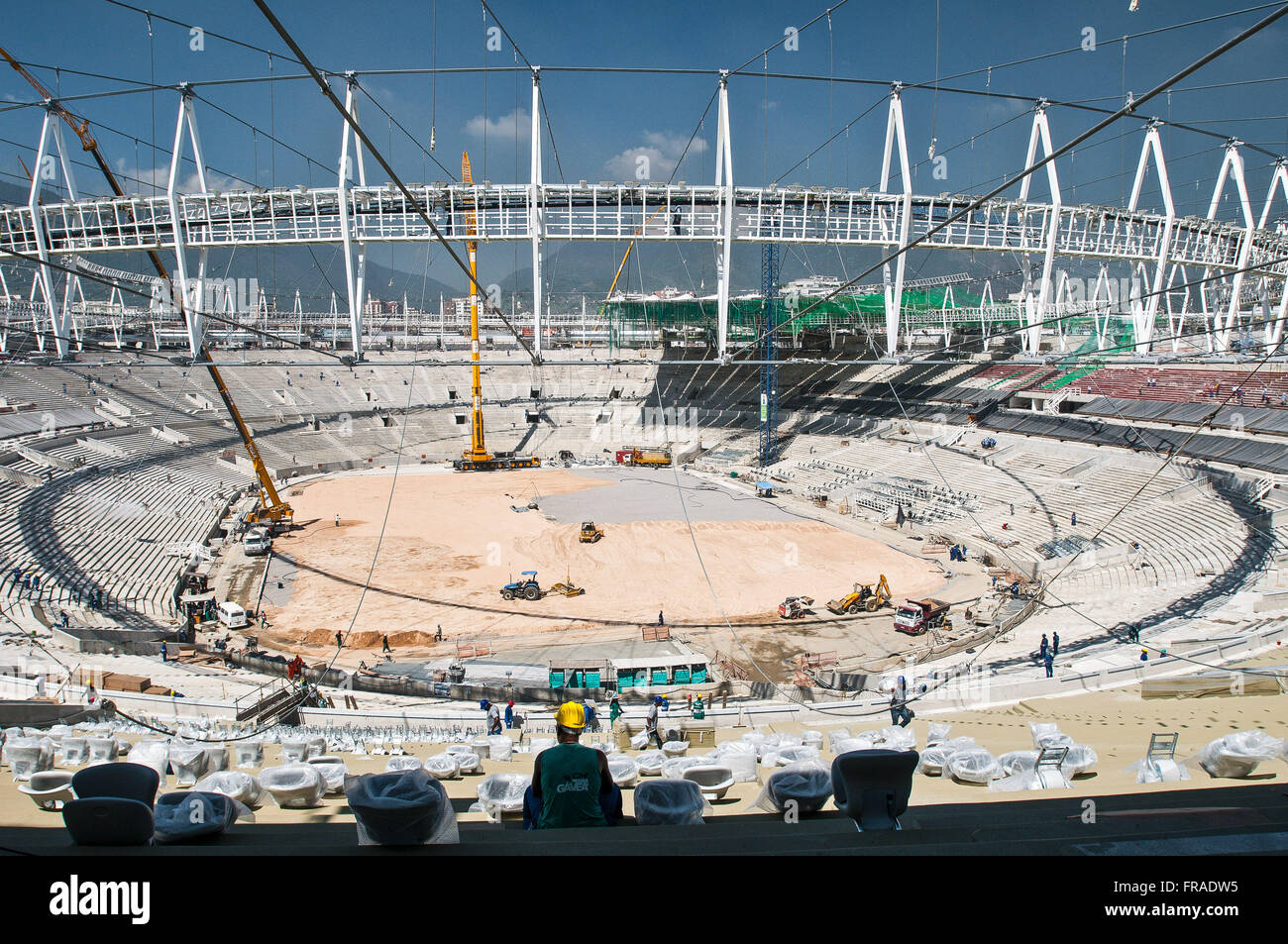 Estadio do Maracana in retirement for the World Cup 2014 Stock Photo ...