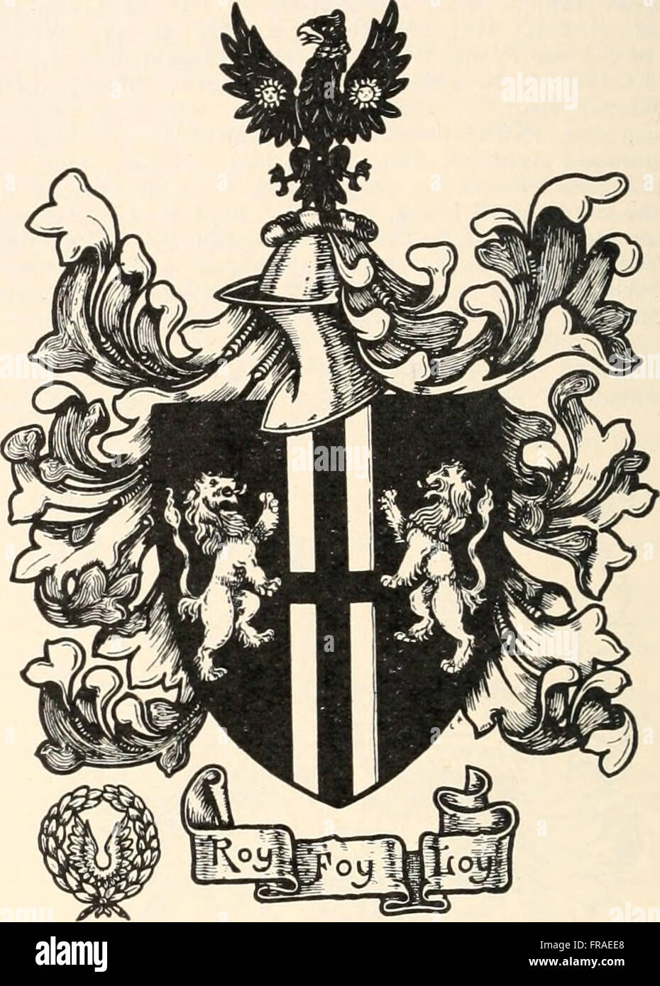 Armorial families directory gentlemen coat armour hi-res stock ...