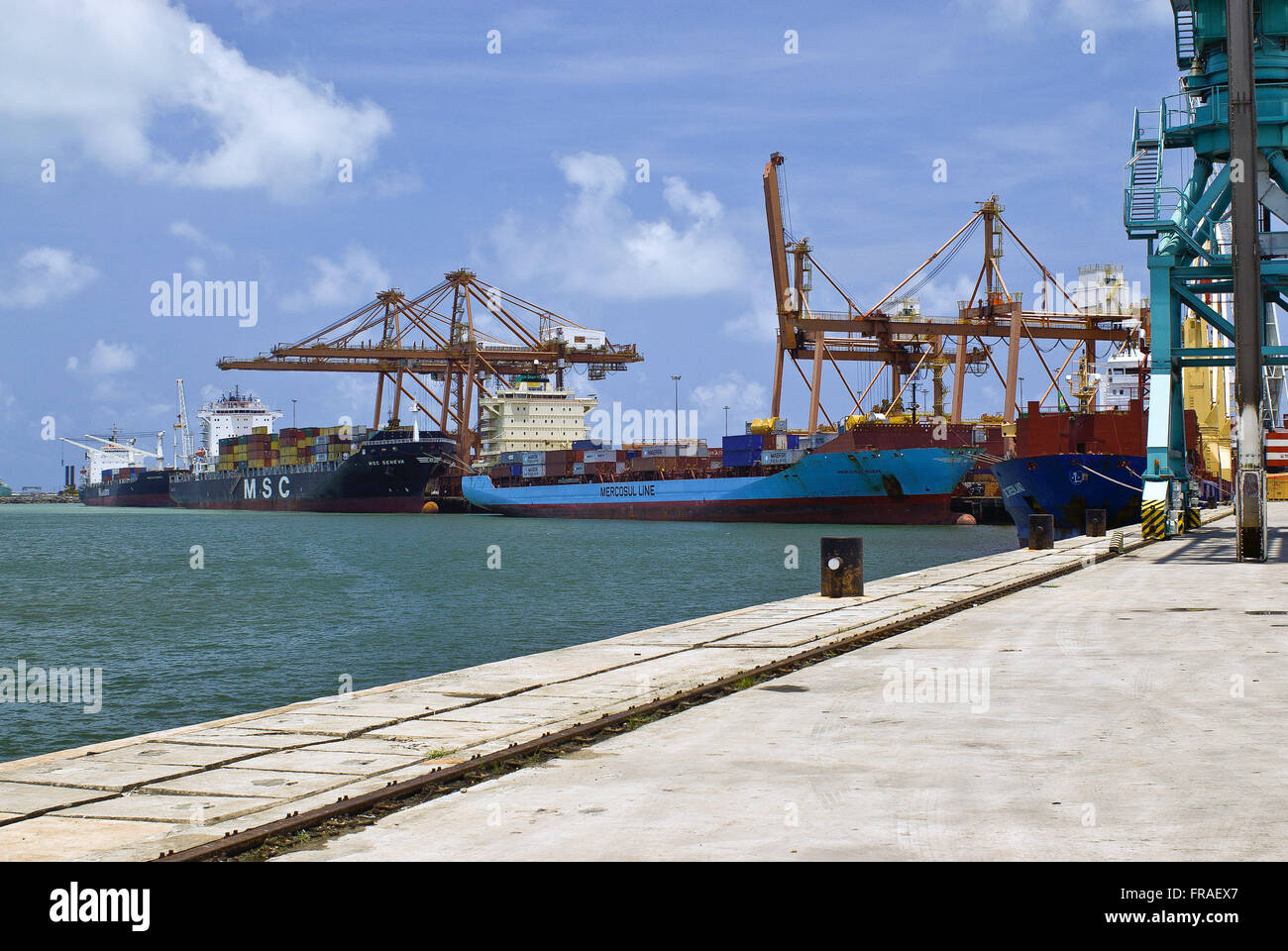 Port of Suape - pier 4 Stock Photo - Alamy