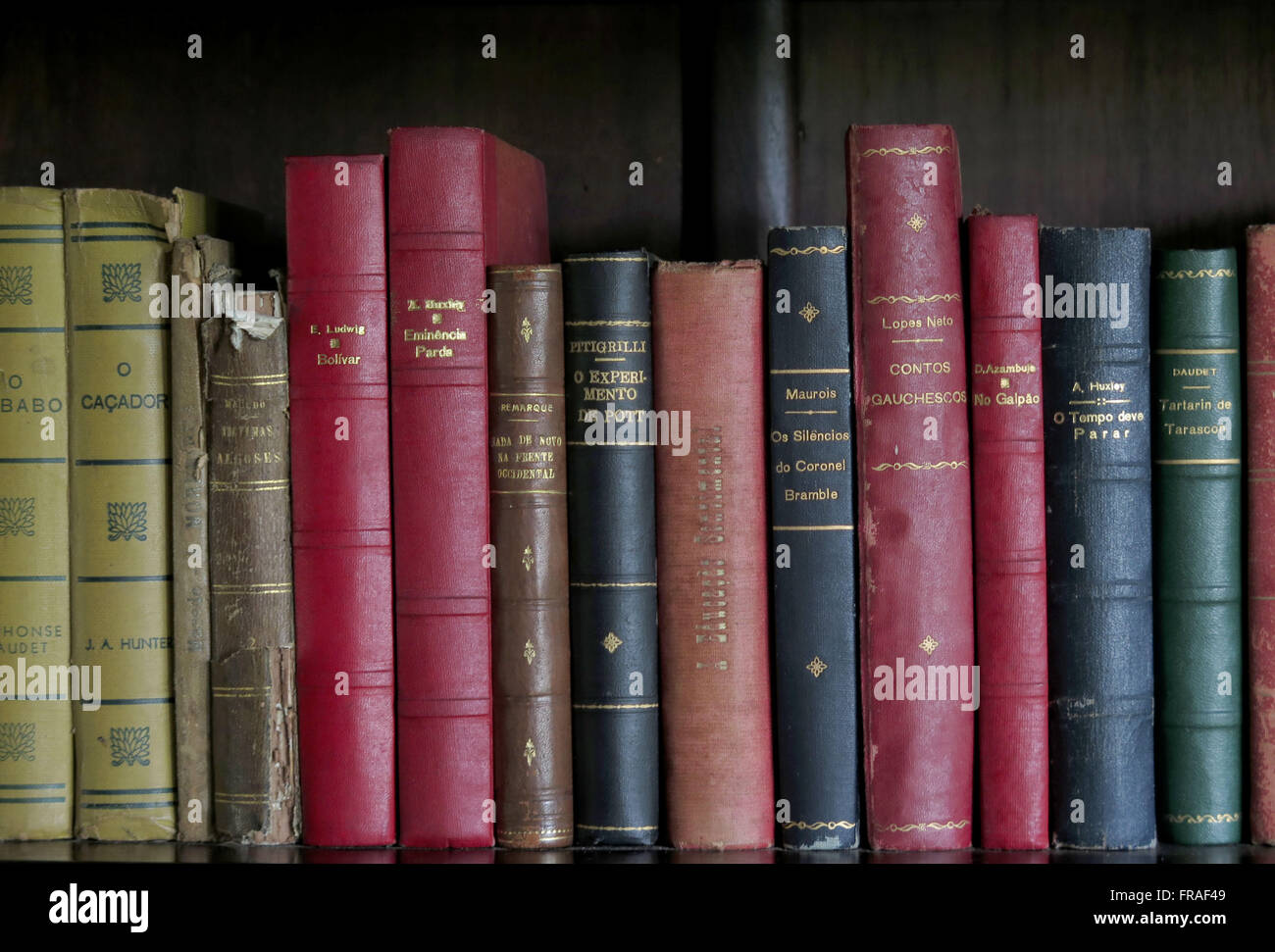 Books within rural property Stock Photo - Alamy