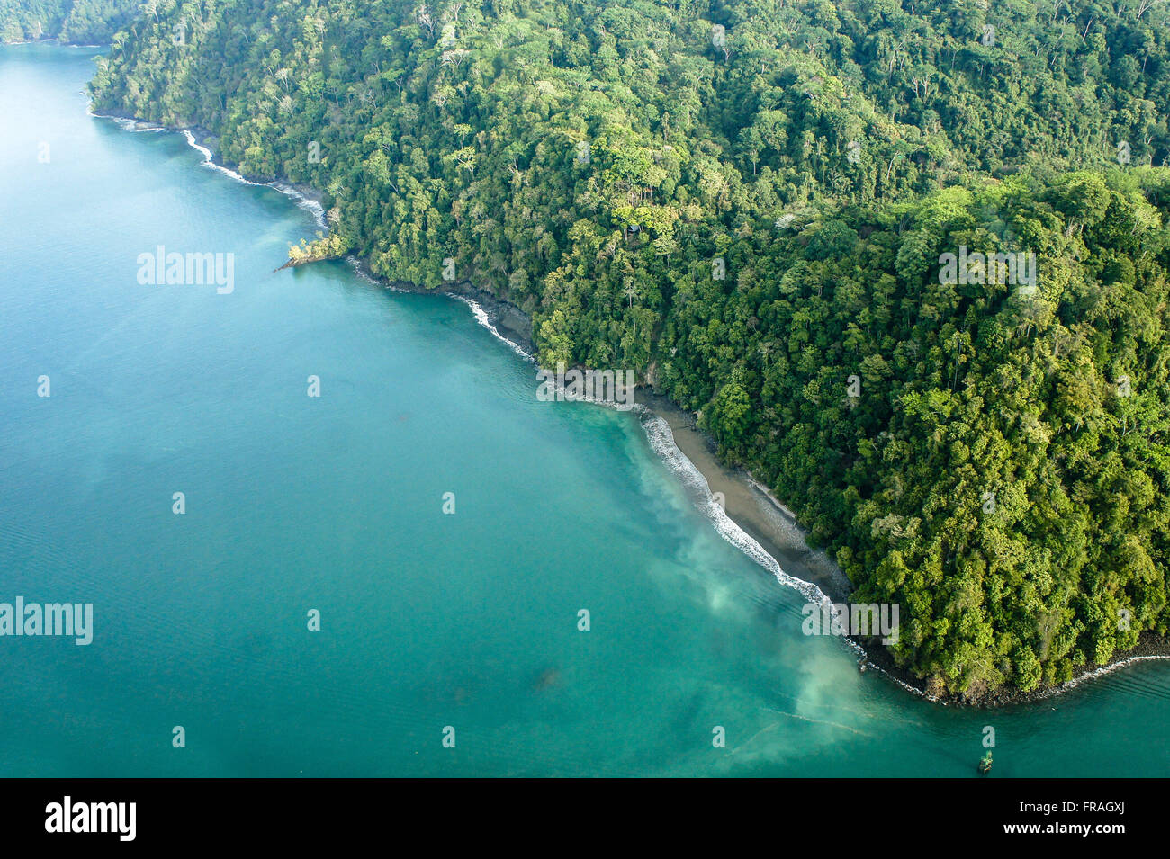 Aerial view of the Osa Peninsula Stock Photo - Alamy